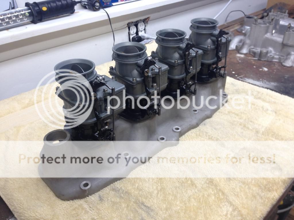 Edelbrock 4x2 Flathead Intake with 4 Rebuilt Stromberg 97s | The H.A.M.B.