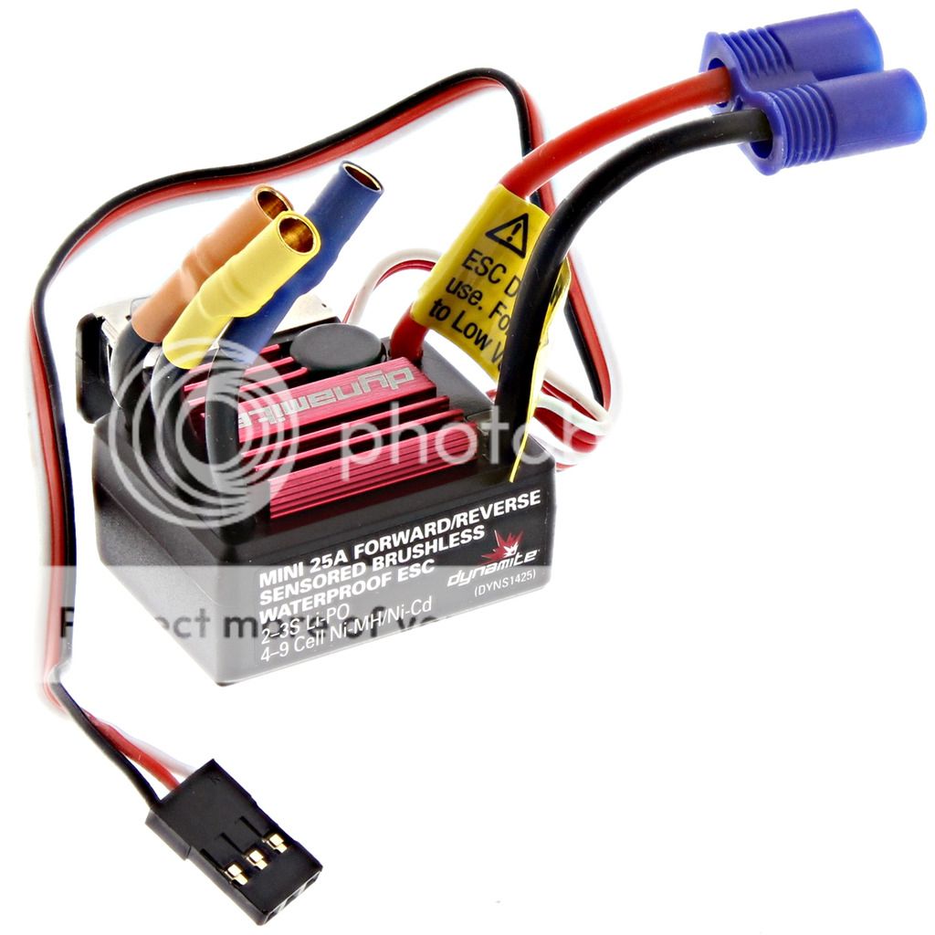 Losi 1/14 Mini 8ight-T Truggy * DYNAMITE TAZER 25A WATERPROOF BRUSHLESS ...